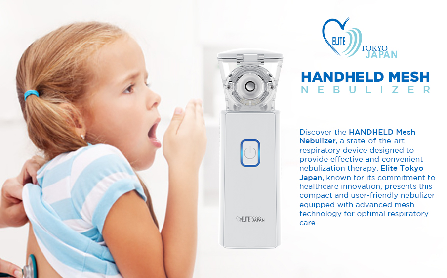 Indoplas Elite Tokyo Japan Handheld Mesh Nebulizer - with FREE digital ...