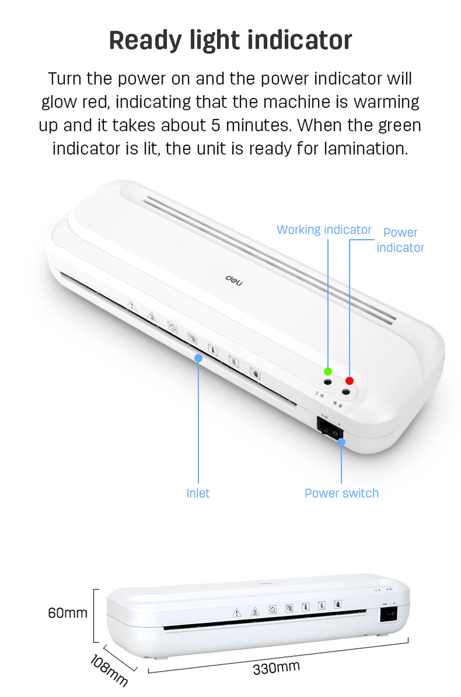 Deli E2132 A4 Laminating Machine | Shopee Philippines