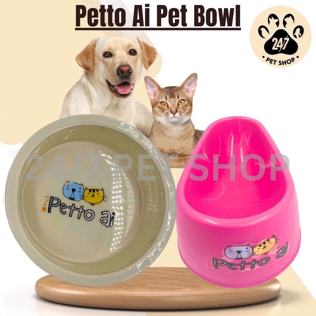 Petto Ai Pet Accessories Dogs&Cats Pet Bowl | Shopee Philippines