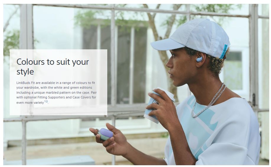 Sony LinkBuds Fit WF-LS910N / WF LS910N Wireless Noise Cancelling ...