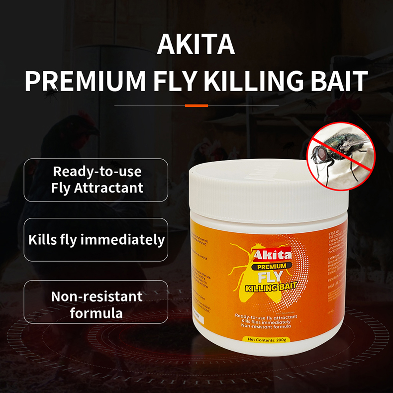 Akita Fly Bait 200grams/can 18 cans Effective Fly Killer For Fly ...