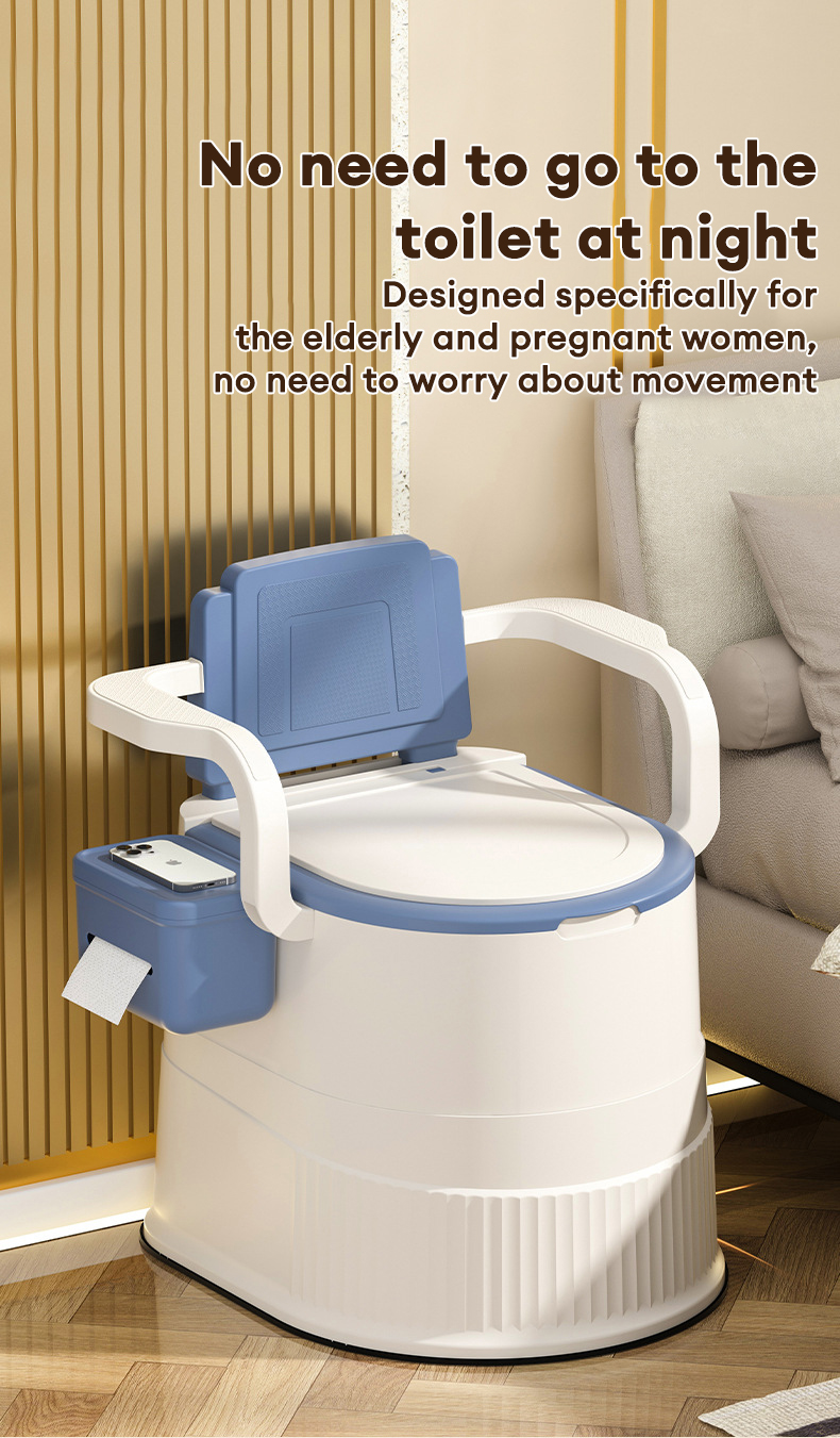 Arinola for Adult Portable Toilet Bowl Mobile Plastic Toilet for Adult ...