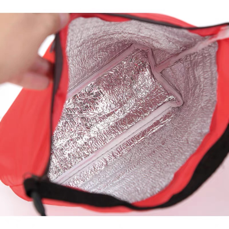 BB039 Insulated Lunch Pouch Bag Iconic Waterproof Food Storage Bag Student School Food Storage ...