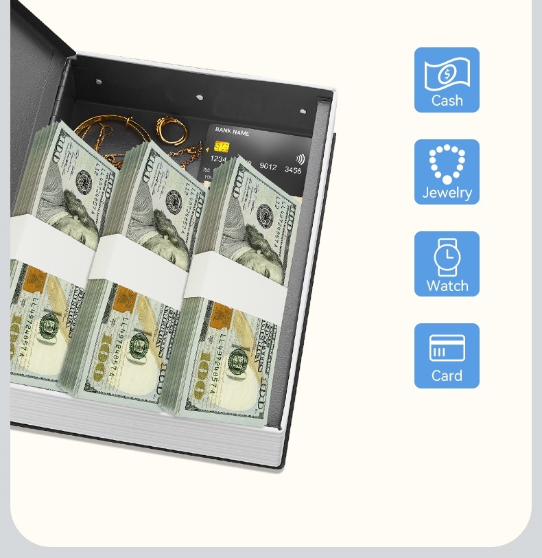 Deli Dictionary Safe Deposit Box Security Password Book Money Box With ...