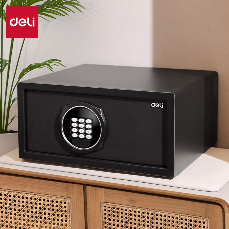 Deli Hotel Safe Electronic Safe Deposit Box Digital Money Box With Lock ...