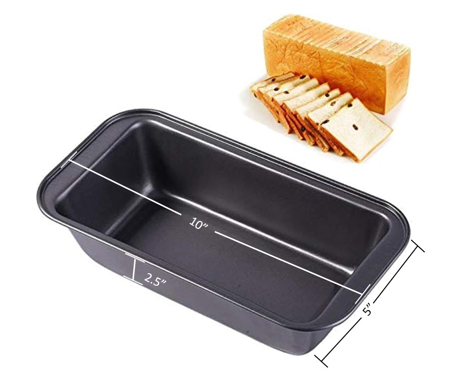 Non-stick Baking Pan for Bread Toast Rectangular Loaf Pan Nonstick Cake ...