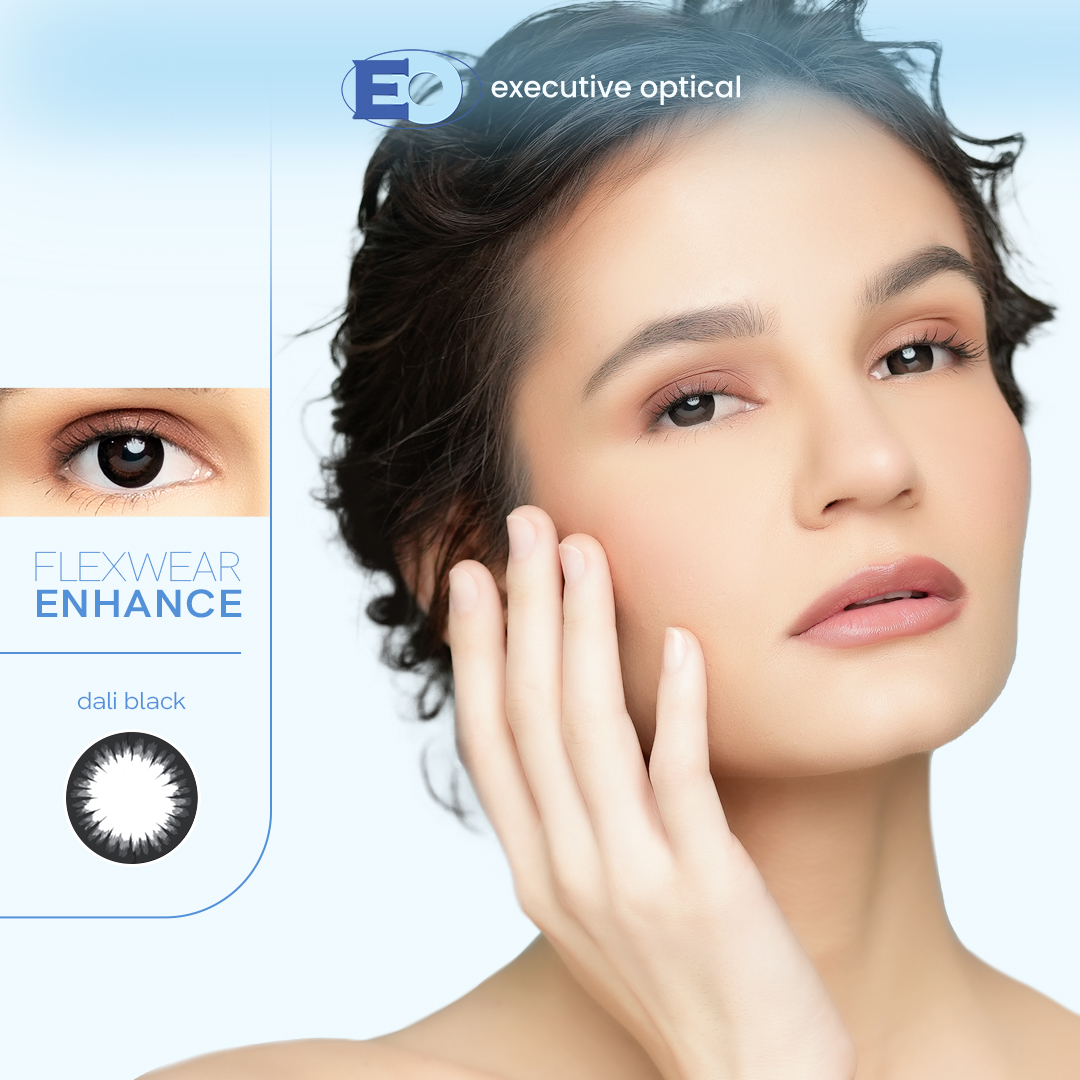 EO Flexwear Enhance Dali Black | Graded Black Contact Lenses (6 months ...