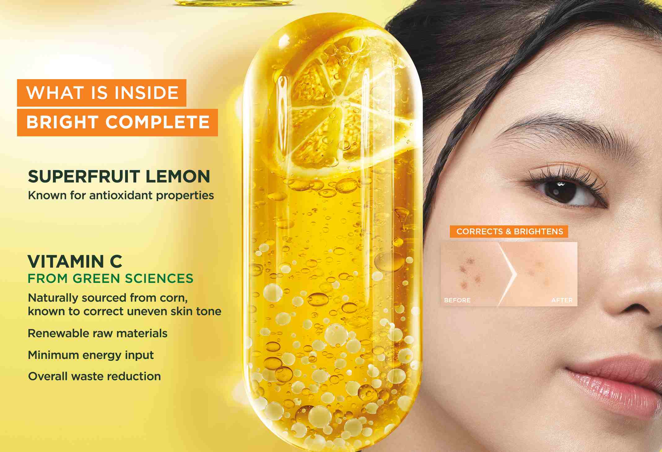 NEW Garnier 30x Vitamin C+ Starter Duo: Niacinamide Serum(15ml ...