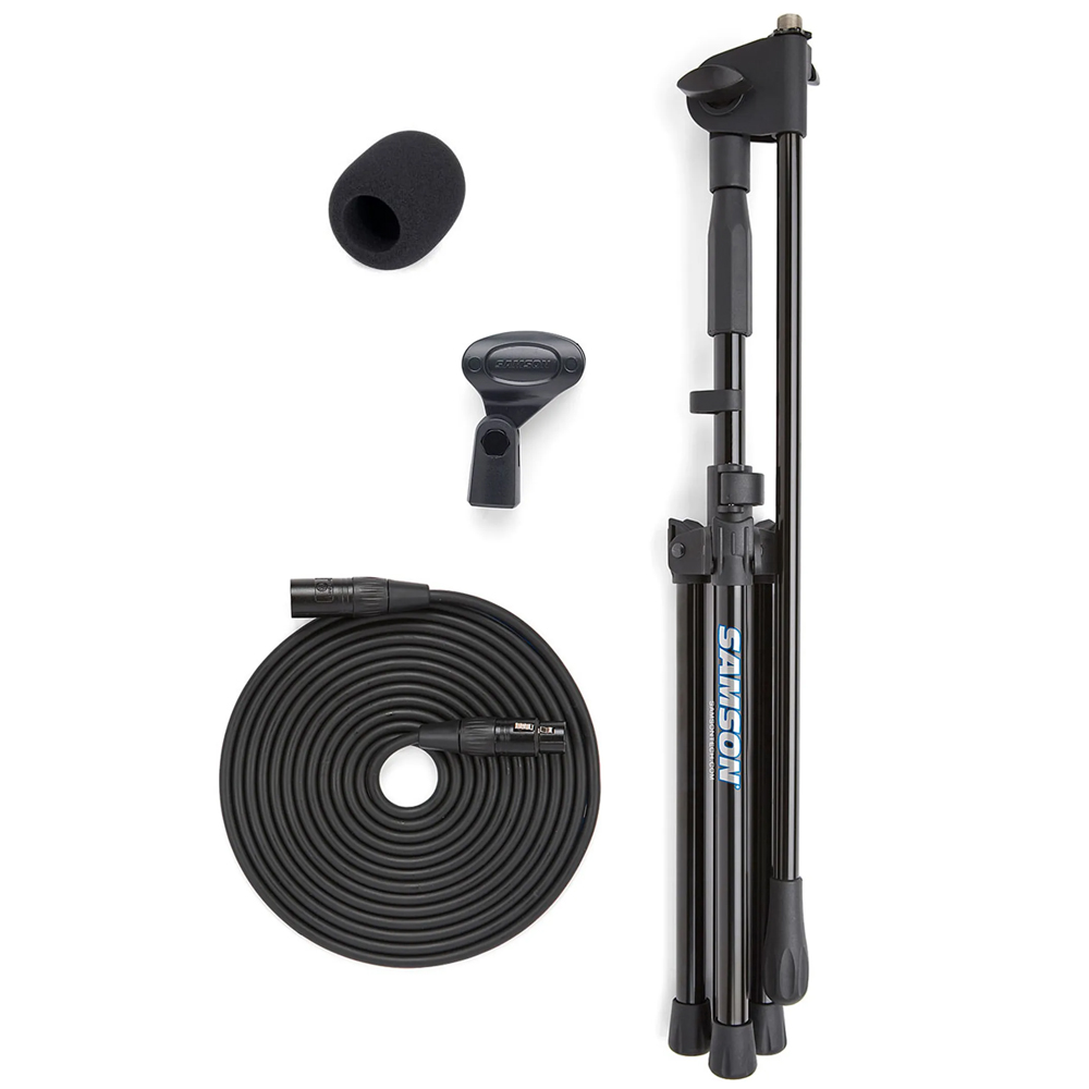 Samson MK5 Studio Boom Microphone Stand Kit with Folding Tripod Base ...