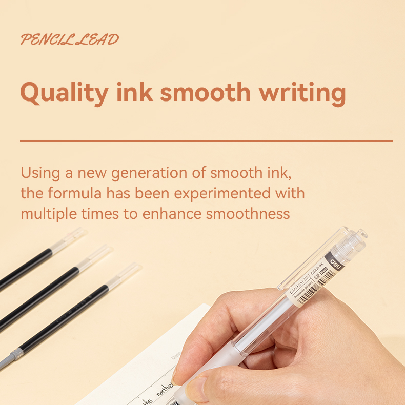 Deli 20Pcs/Box BallPen Refill 0.35mm Quick-Drying Black Ink For A122 ...