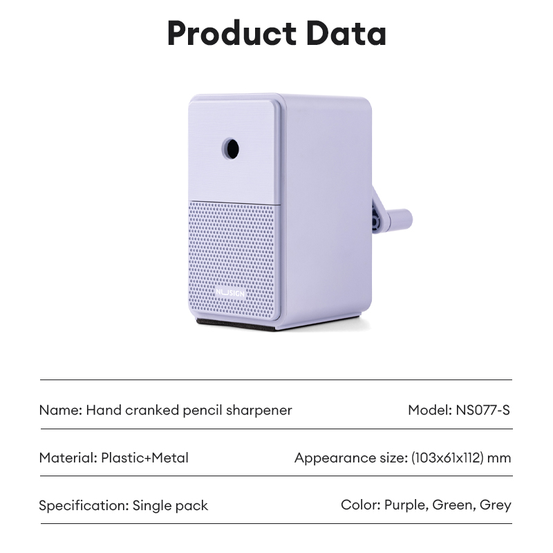 Nusign by Deli Automatic Pencil Sharpener for Graphite Pencil φ6.9-8mm ...