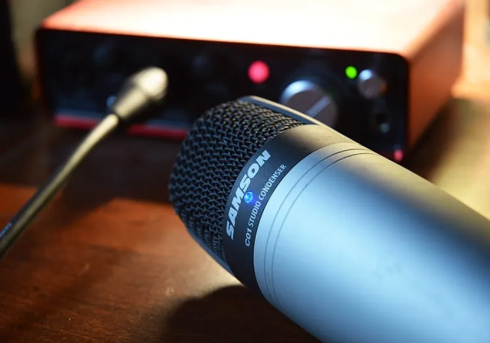 Samson C01 SR850 Cardioid Condenser Microphone Headphone Set with 19mm ...