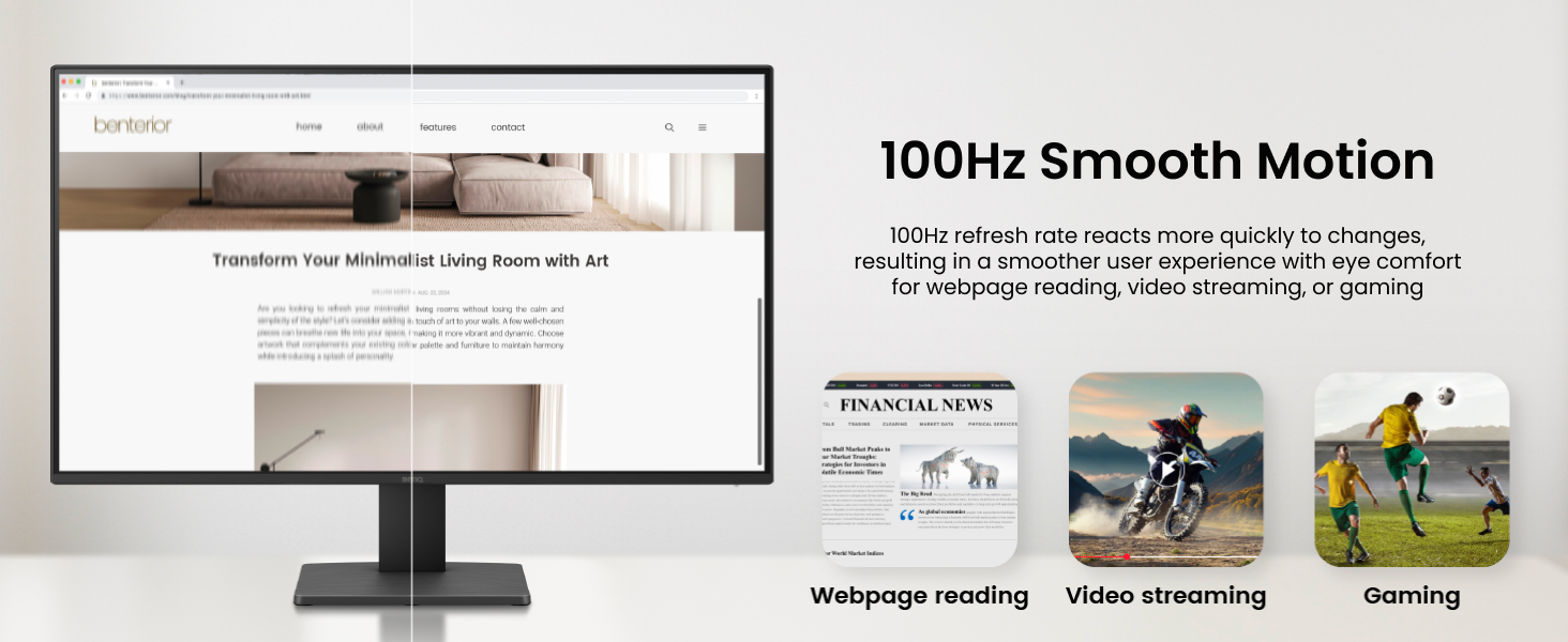 BenQ GW2491 | 23.8" 1080p FHD 100Hz Eye-Care Monitor | Shopee Philippines