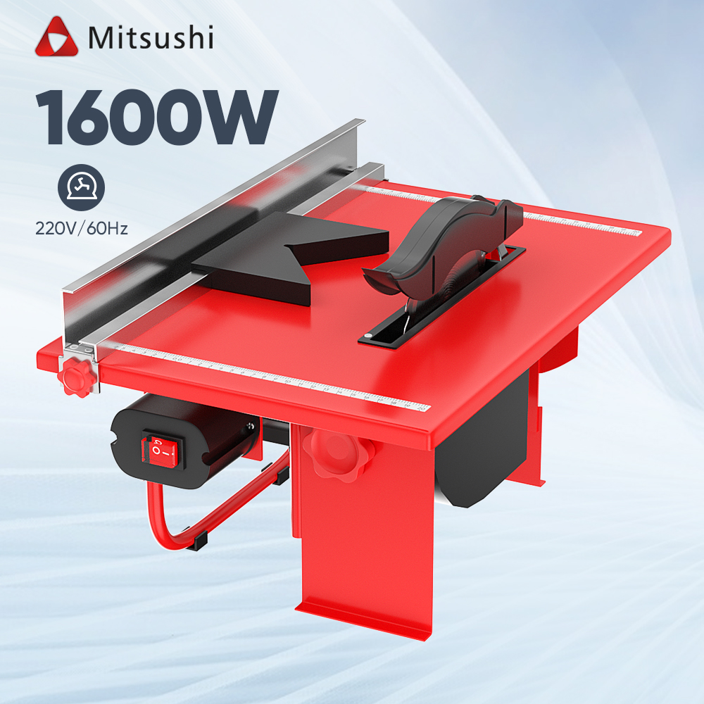 Mitsushi XH-TZ800 1600W 220V Professional Table Saw Machine Wood Bench ...