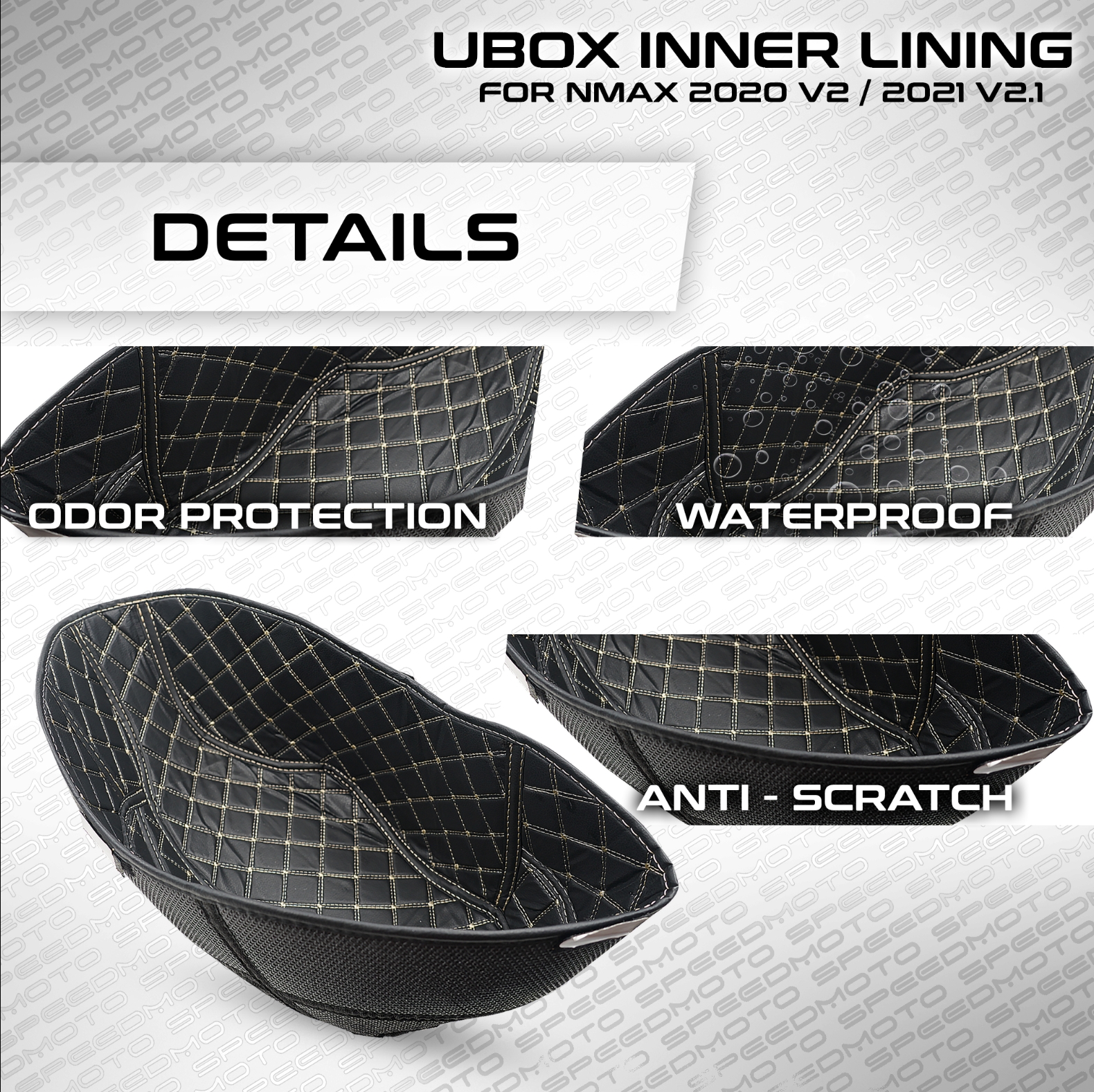 NMAX 2020 NAMX 2021 UBOX INNER LINING LEATHER WATER PROOF COMPARTMENT ...