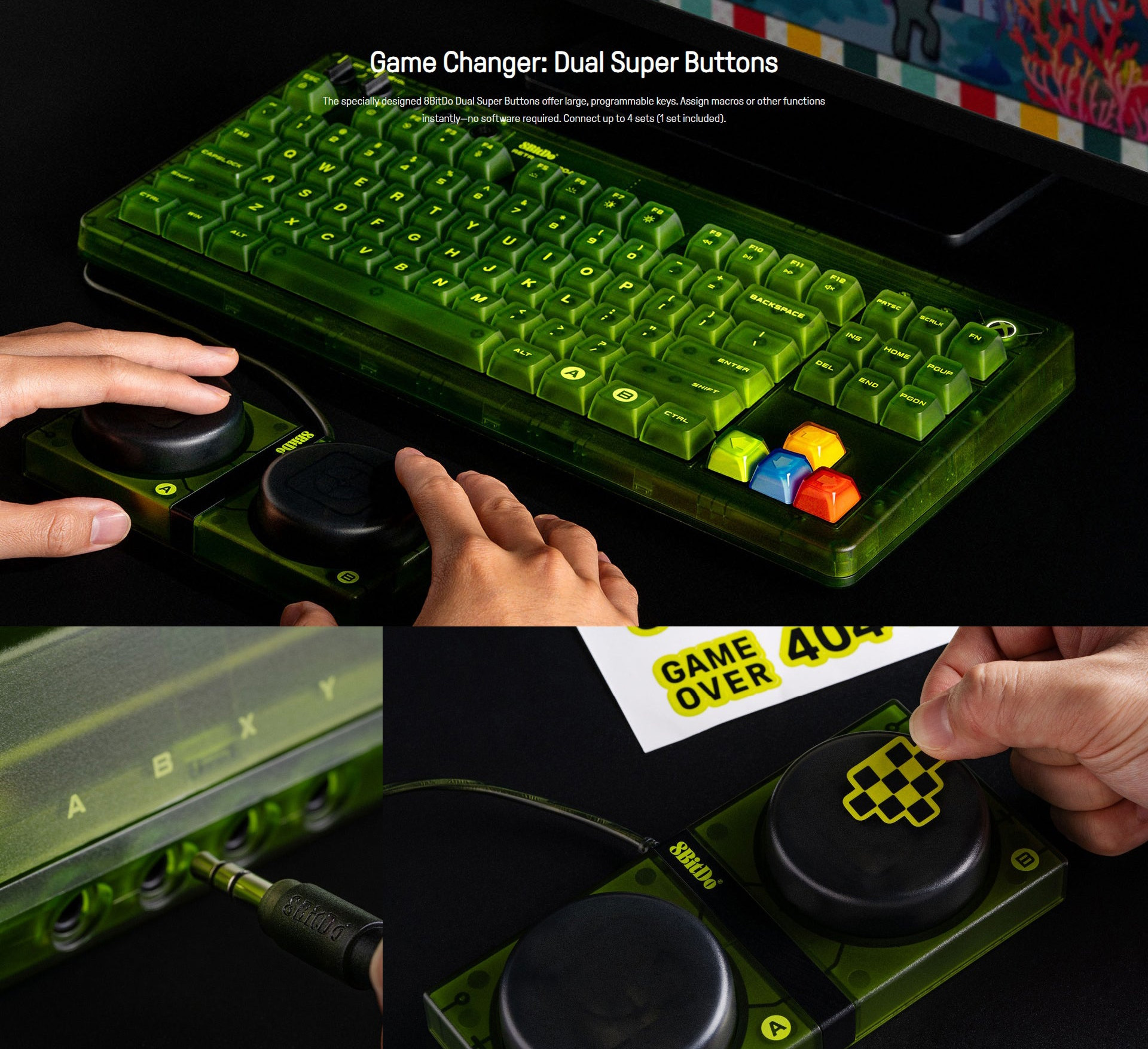 8Bitdo Retro 87 Mechanical Keyboard Xbox Edition (85HD) | Shopee Philippines