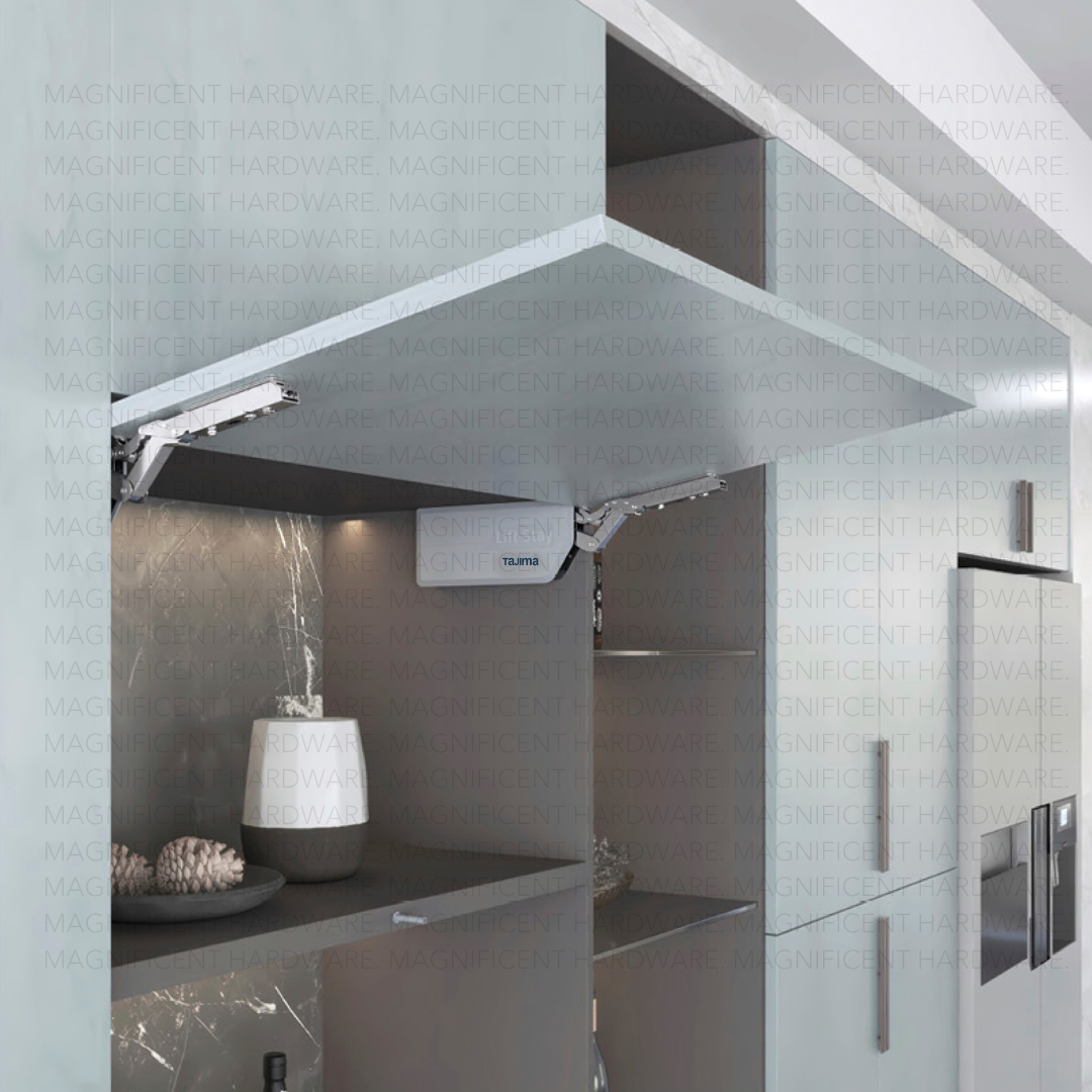 Heavy-Duty Push To Open Lift Up Mechanism Pneumatic Stay for Kitchen ...