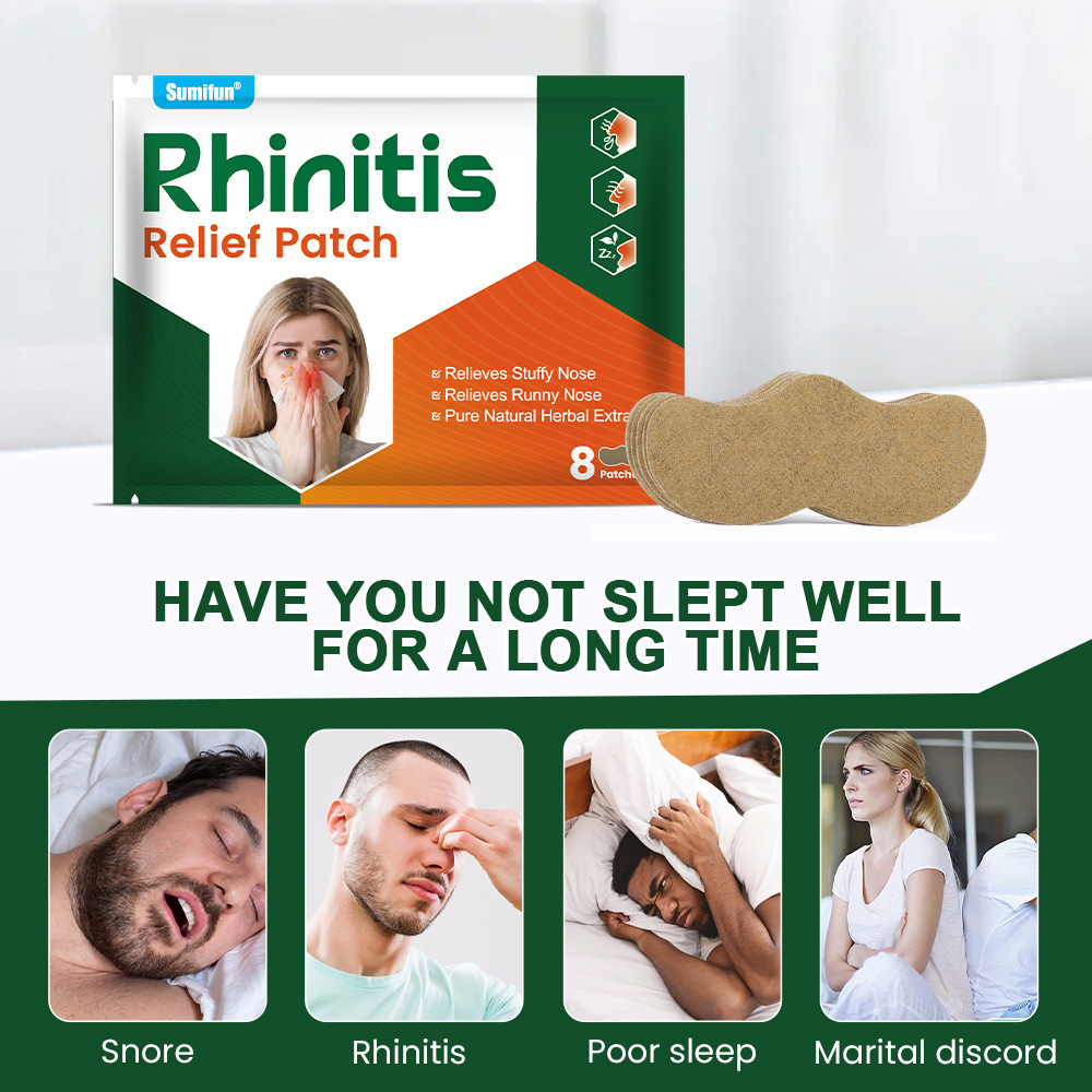 Rhinitis Patch Herbal Nose Strips Treat Rhinitis Sinusitis Nasal ...