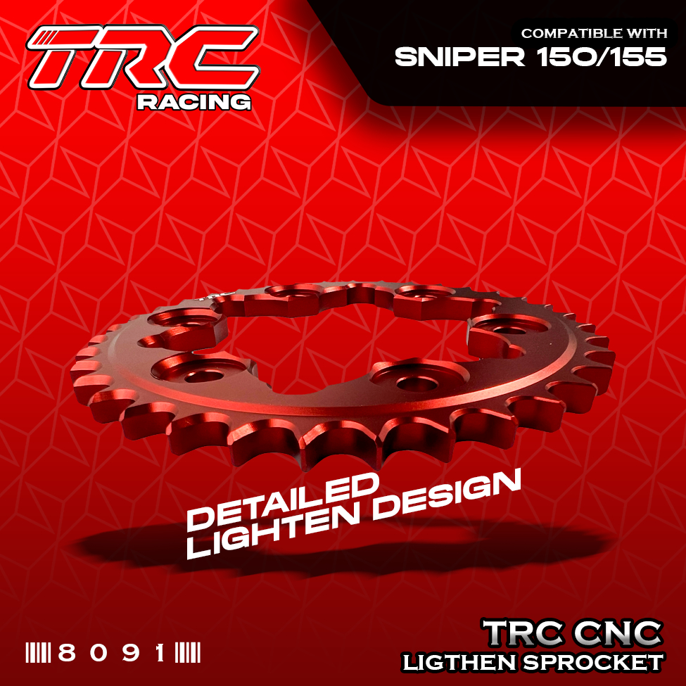 TRC Racing 47T/428 CNC LIGHTEN SPROCKET for SNIPER 150/155 8091 ...