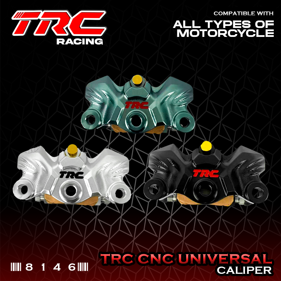 TRC CNC UNIVERSAL BRAKE CALIPER 2POT AXIAL MOUNTED 8146 | Shopee ...