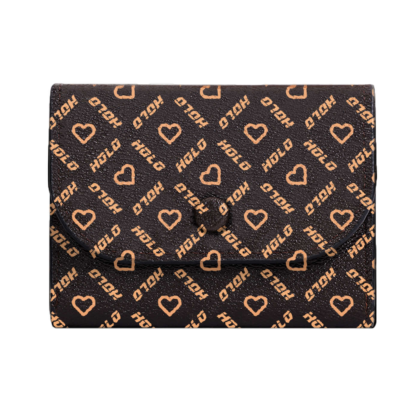 【HOLO】INS HOT Retro Leather Women Wallet Card Holder Cute Coin Purse ...