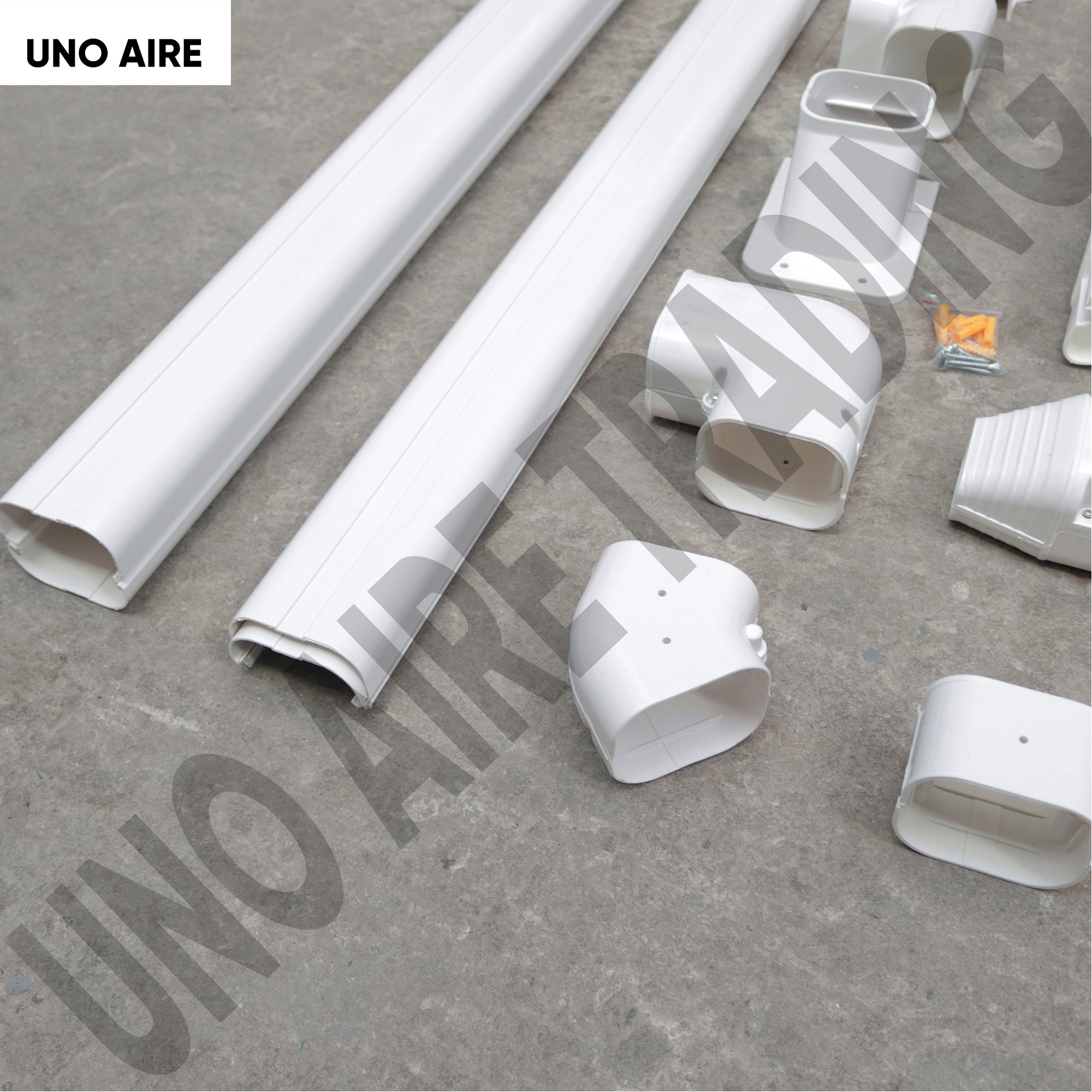 Cladding Duct Cover Straight or Flexible for Air Conditioning Piping ...