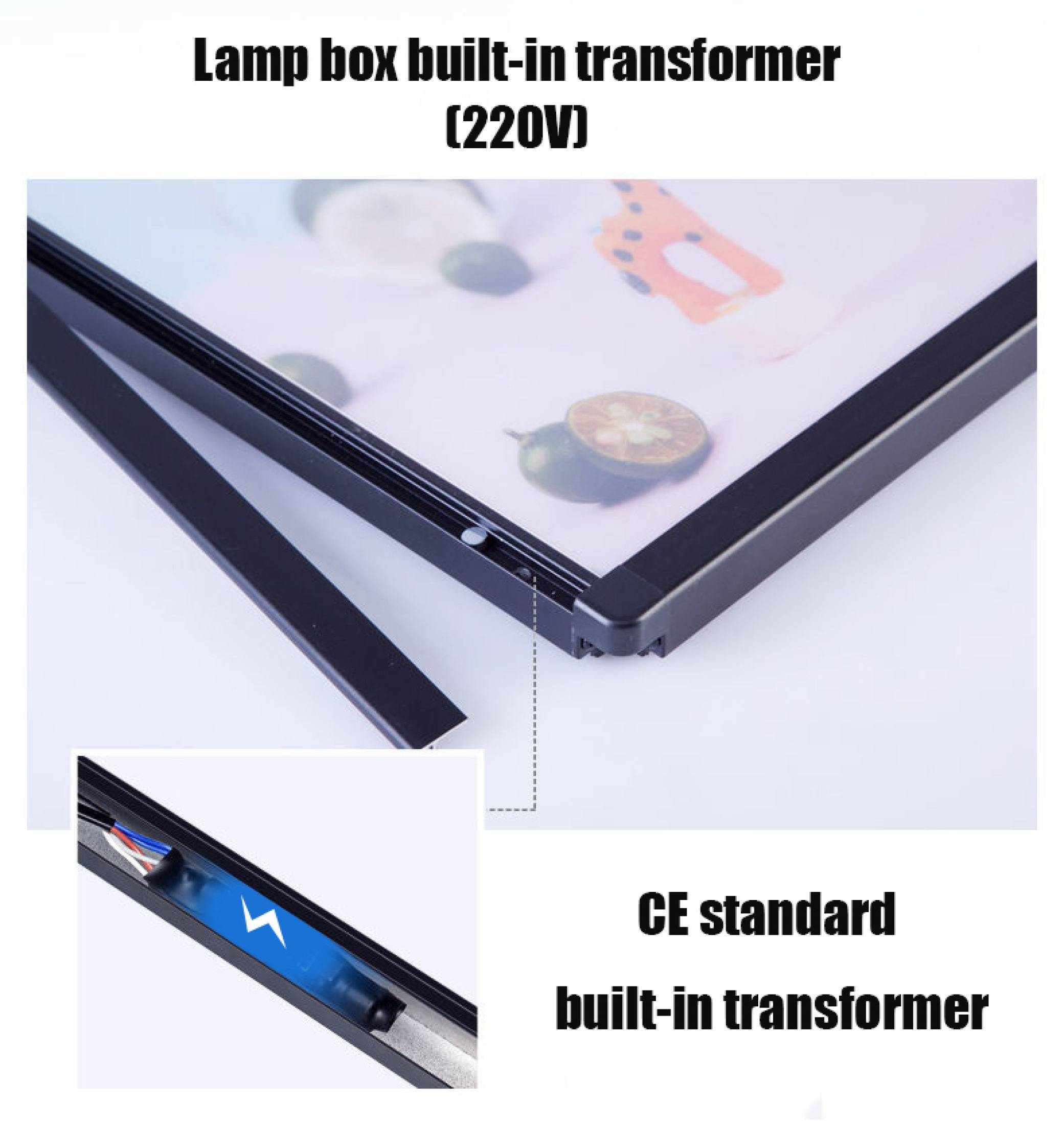 LED billboard display With telescopic boom hanging menu board display ...