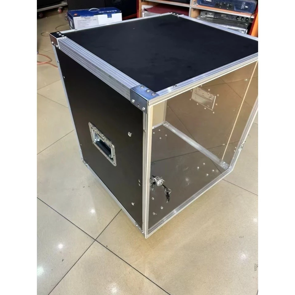 12U Flight Case Power Amplifier Rack Empty Cabinet Touring Case With ...