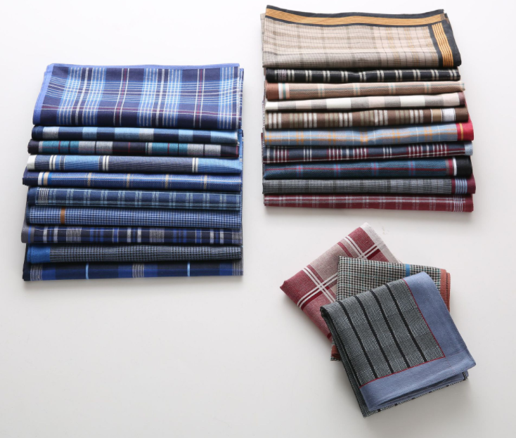 6pcs/12pcs Male Assorted Cotton Handkerchief Panyo Scarf Bandana Cotton ...