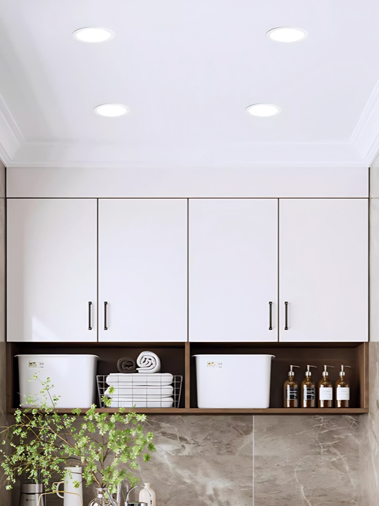 Pin Light LED Panel Light Tri-color Downlight Round Ceiling Light ...