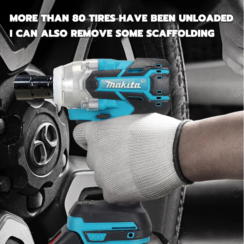 MAKITA Electric lmpact Wrench Cordless Brushless Wrench lmpact Driver Ratch Wrench Drill ...