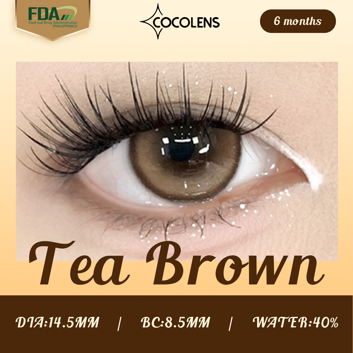 COCOLENS Contact lens 14.2-14.5MM Daily Comfort Colored Contact Lenses ...