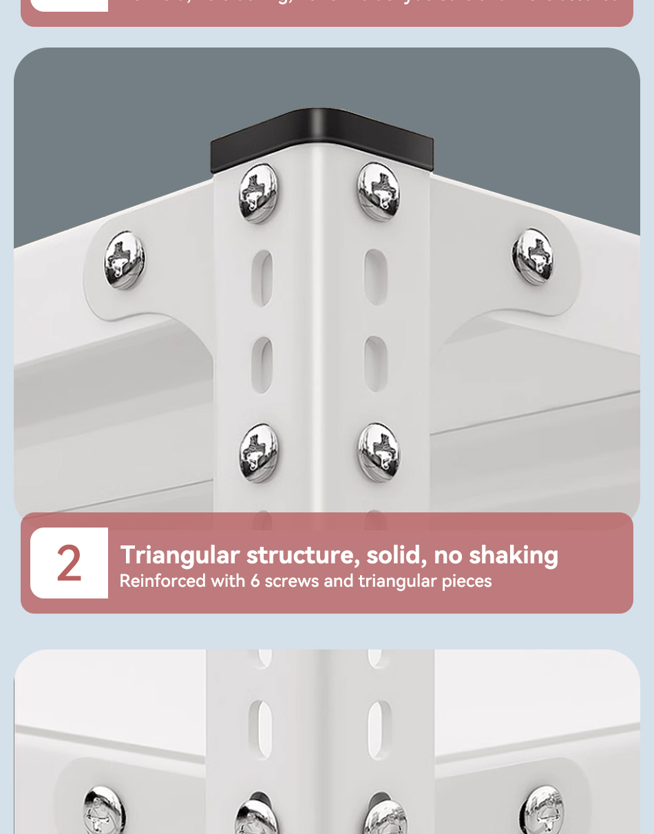 DRG 3-5 Layer Metal Rack Steel Shelf Rack Boltless Organizer Stainless ...