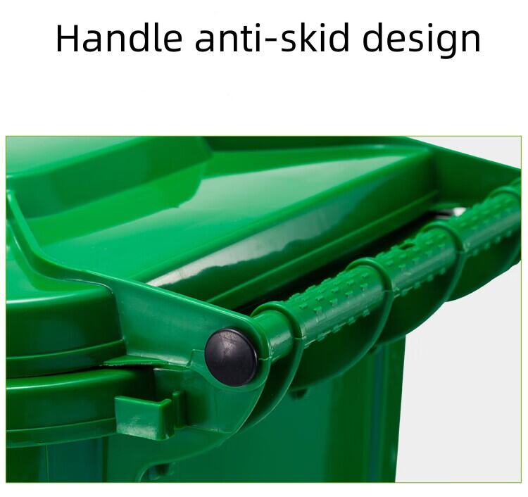 100L/120L/240L Wheeled trash cans, outdoor large trash cans with covers ...