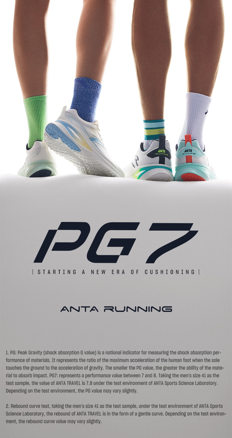 ANTA Men PG 7 Journey Running Shoes Rebound Support Jogging Fitness ...