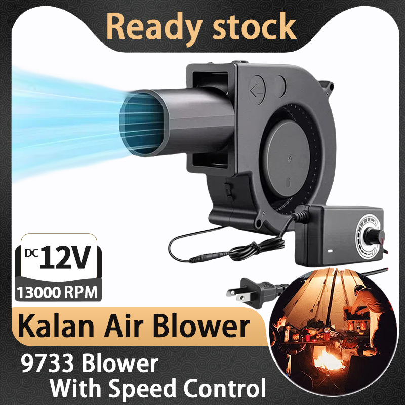 100% genuine Blower Fan Kalan Blower Cooking Air Blower DC Portable ...