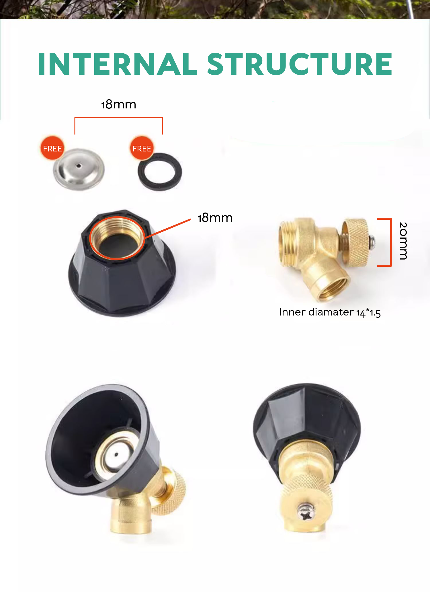 4Pcs Garden Spray Nozzle Adjustable Nozzle For Agricultural Sprayer ...