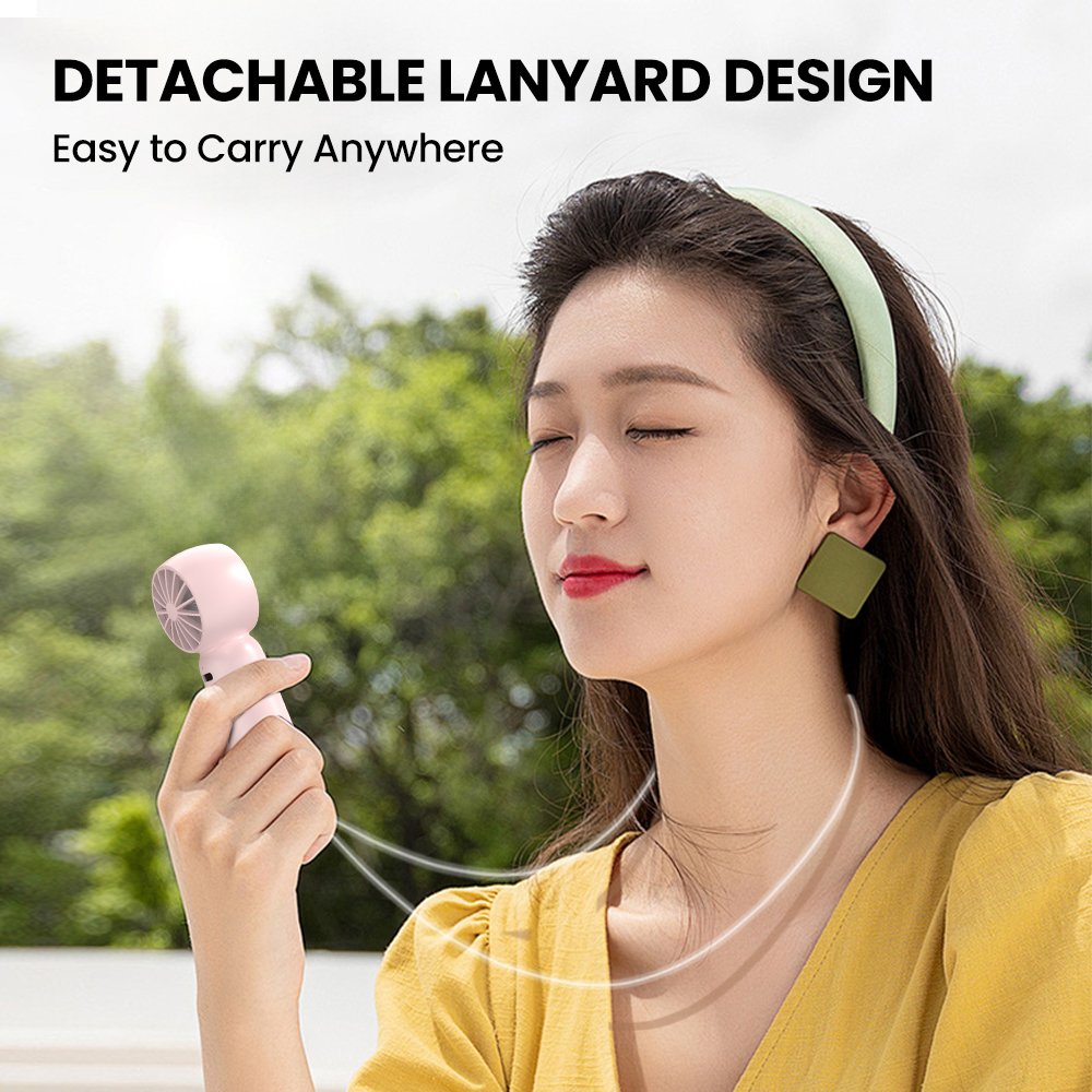 Orashare HF15 Super Mini Fan Portable Baby Handheld Fan 3-Speed Wind Ultra Lightweight with ...