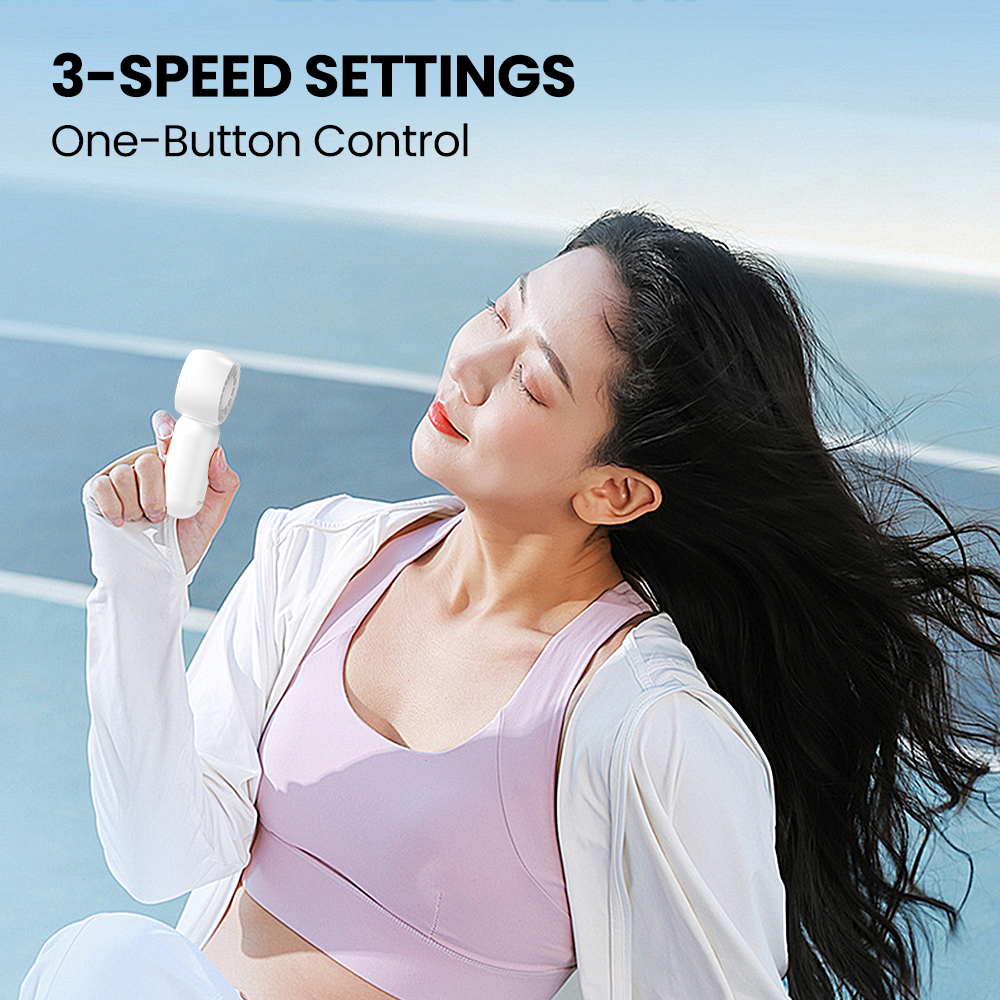 Orashare HF15 Super Mini Fan Portable Baby Handheld Fan 3-Speed Wind ...
