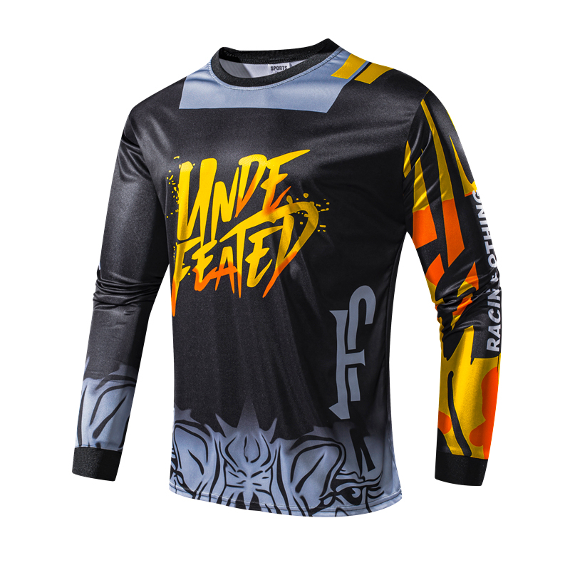 Long Sleeve Motor Jersey Men Motocycle Sublimation Jersey Shirt Racing ...