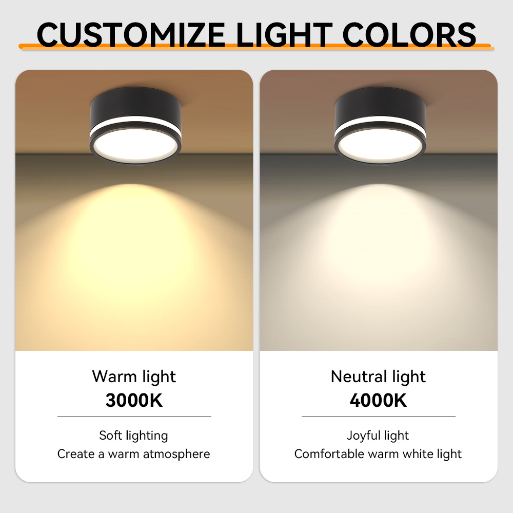 Replaced Bulb Downlight Ceiling Light 3 colors Led Pin Light Spotlight ...