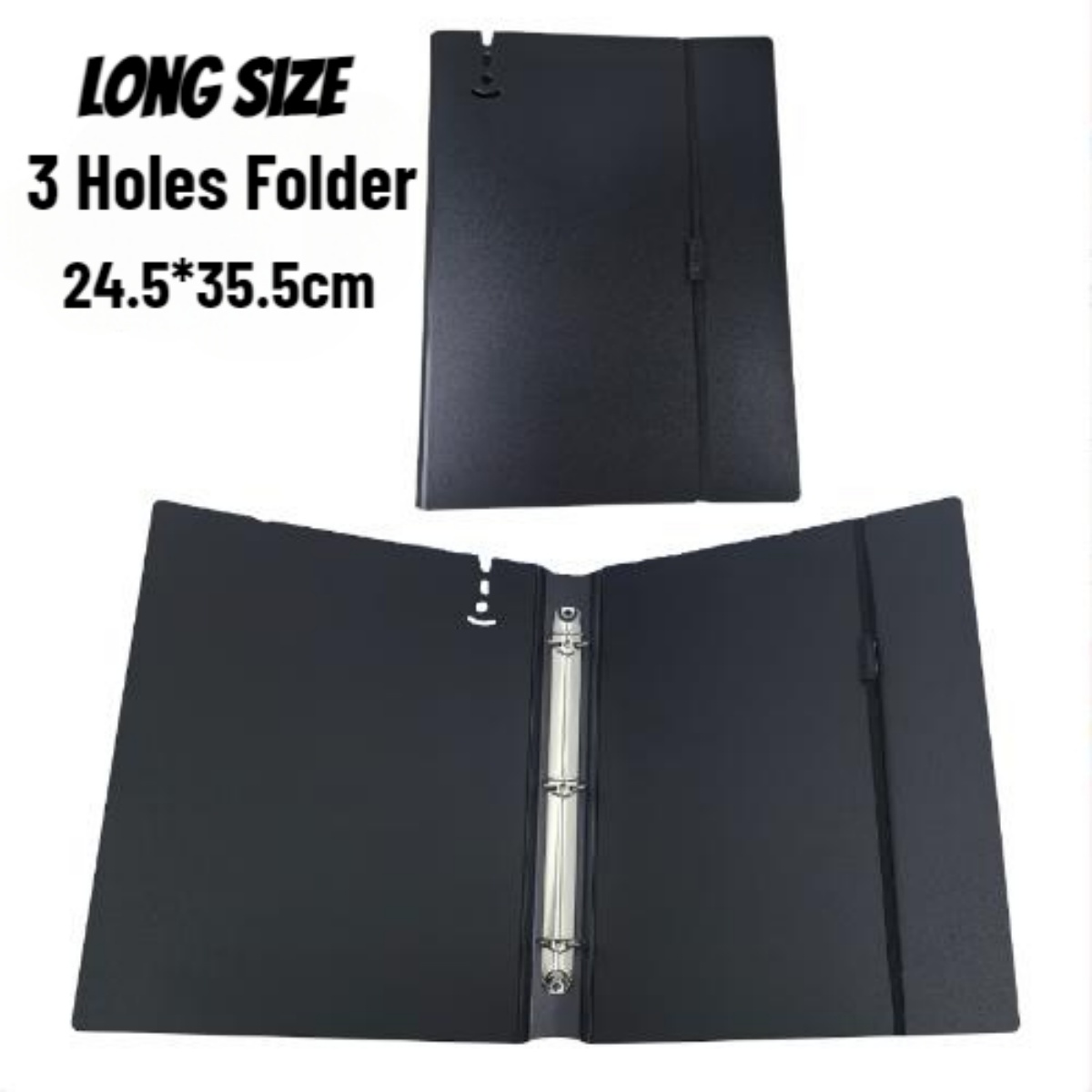 Long 3 Holes Ring Binder Legal Size Binder Notebook Cover Cardboard