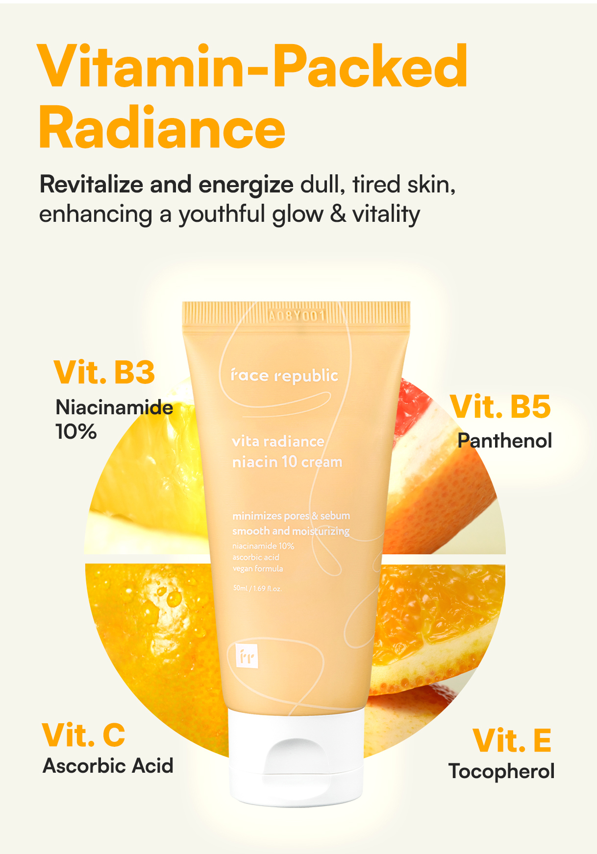 Face Republic Vita Radiance Niacin 10 Cream 50mL [Dull Skin ...