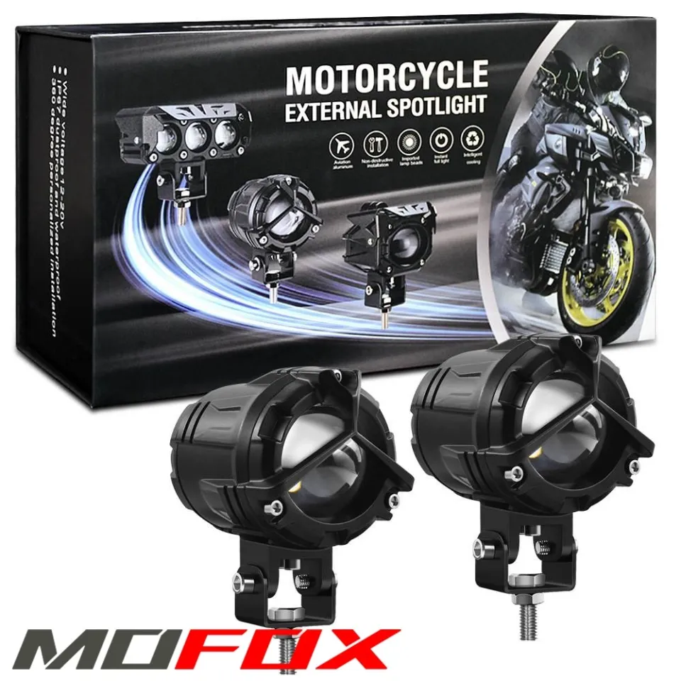 MOFOX ZX1 80W Laser Gun Mini Driving Light MDL Motorcycle Auxiliary ...