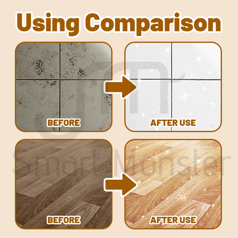 Smart Monster Floor Cleaner Liquid For Tile Stubborn Stains Removes 99. ...