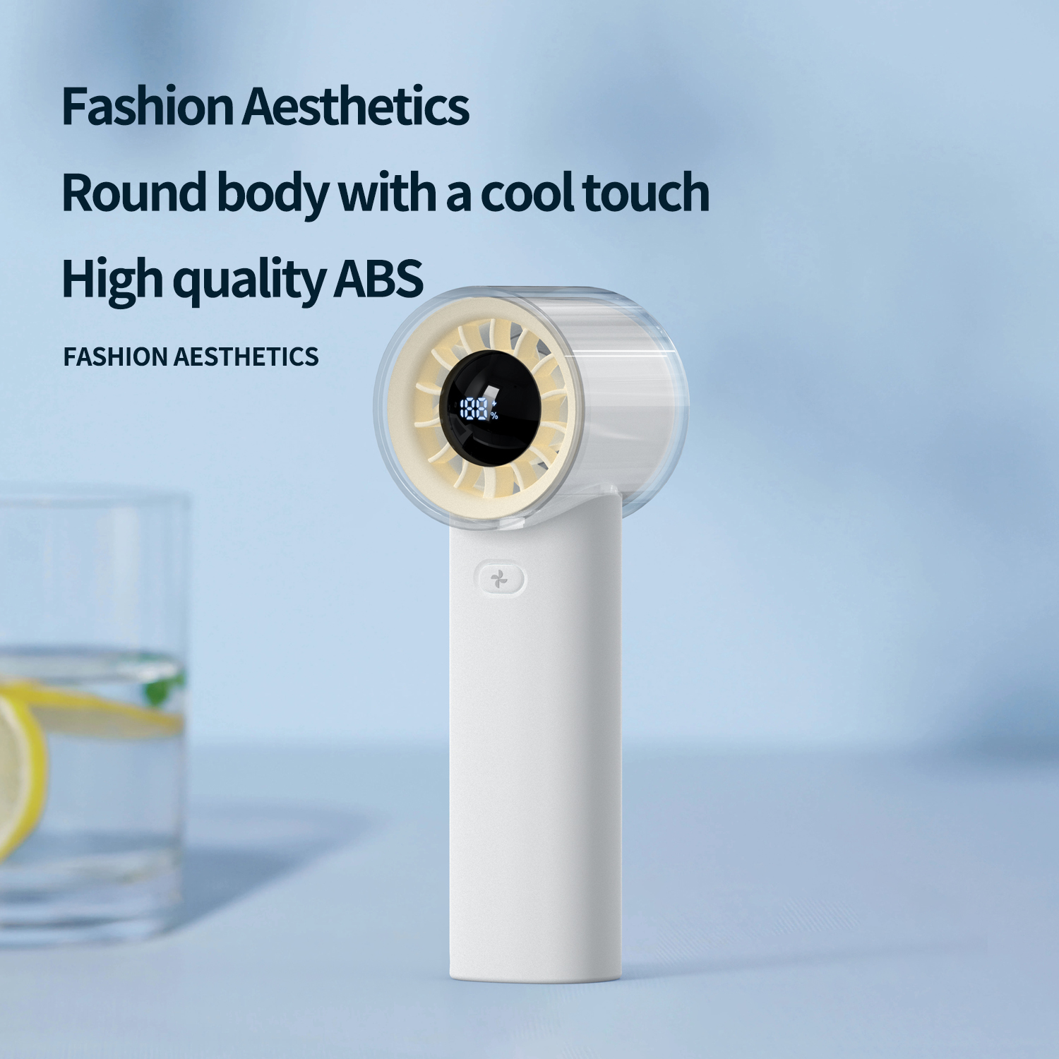 Ximomi Mini High Speed Fan With LED Display 100 Gear Wind Speed ...