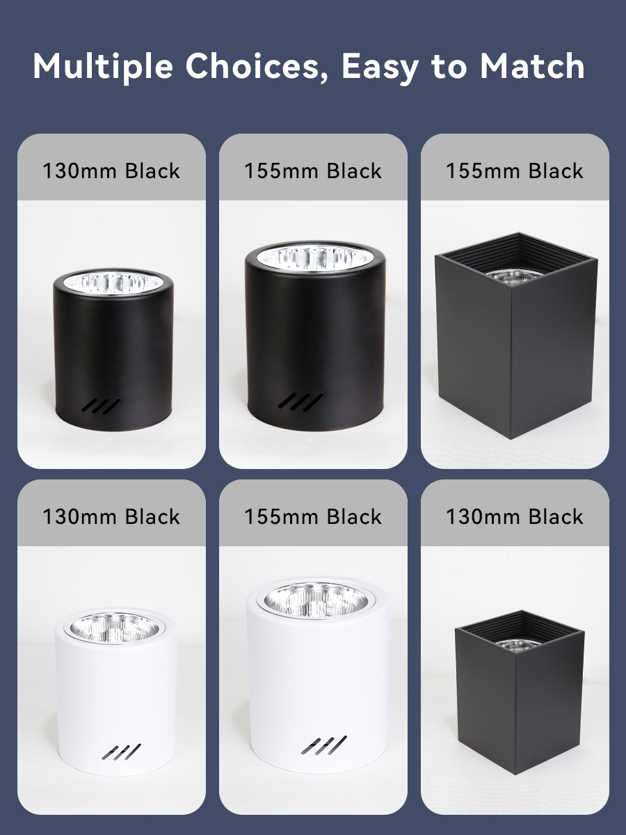 Replaceable Surface Led Downlight 3.5/4 inchs Ceiling Light Round ...