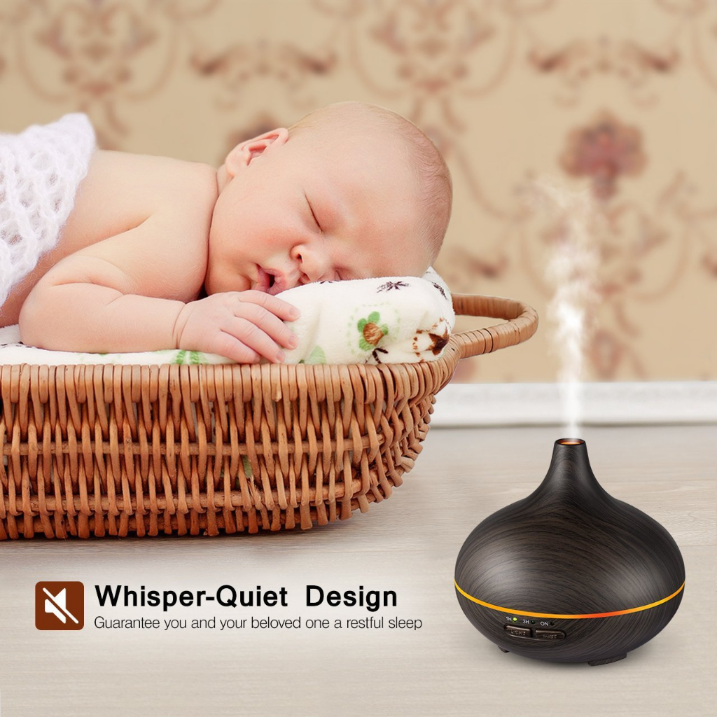 500ml 7Lights air humidifier with essential oil ultrasonic aromatherapy diffuser fragrance room ...