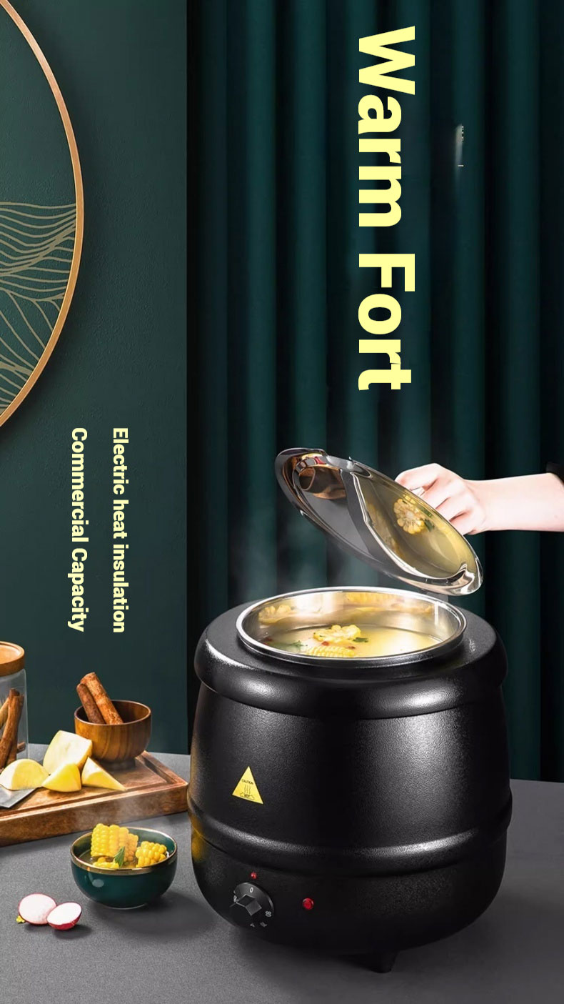 Fiee` 10L high-quality electric heating soup pot heat preservation and ...