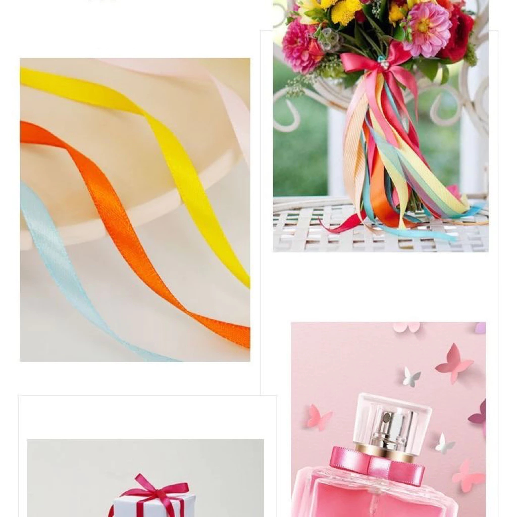 25Yards/22m/Roll 2.5cm ribbon, satin ribbon, decorative ribbon, gift ...